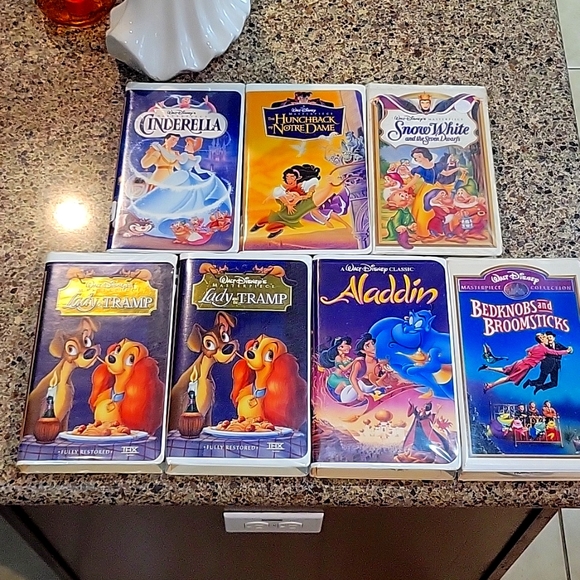 Disney | Media | Disney Vhs Tapes Lot Of 7 | Poshmark